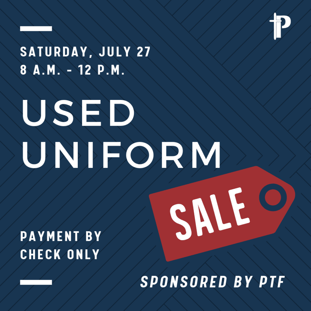 PTF Used Uniform Sale - Parkview Baptist SchoolParkview Baptist School