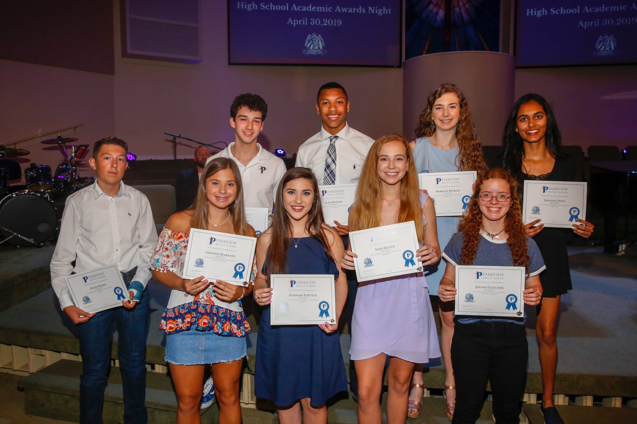 2019 High School Awards Ceremony - Parkview Baptist SchoolParkview ...
