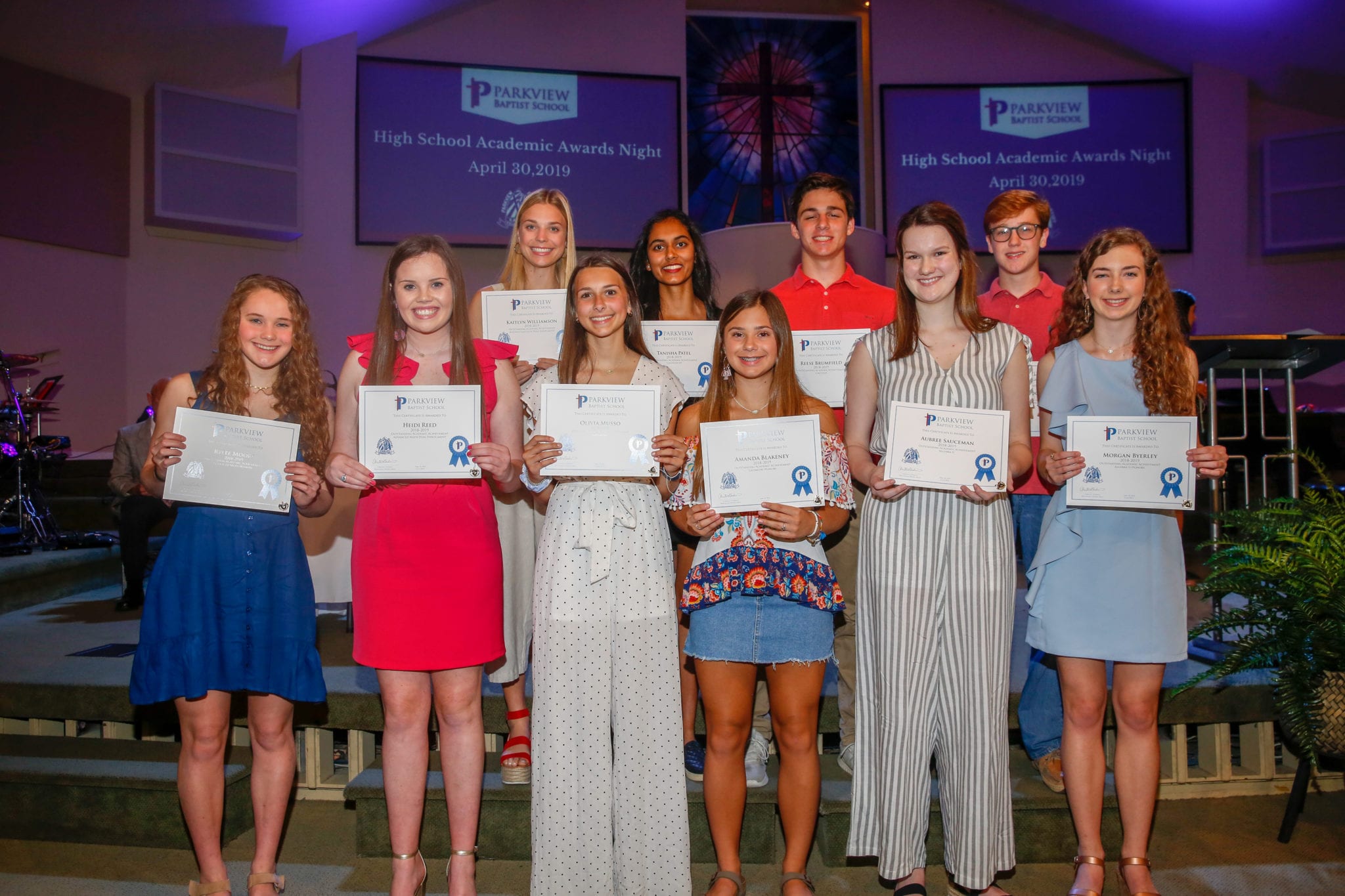2019 High School Awards Ceremony - Parkview Baptist SchoolParkview ...