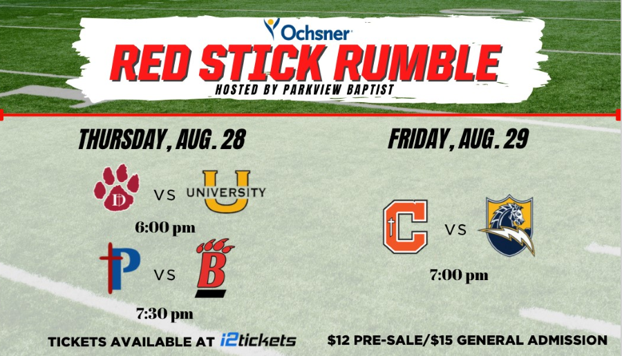 Red Stick Rumble graphic 2 - Parkview Baptist SchoolParkview Baptist School