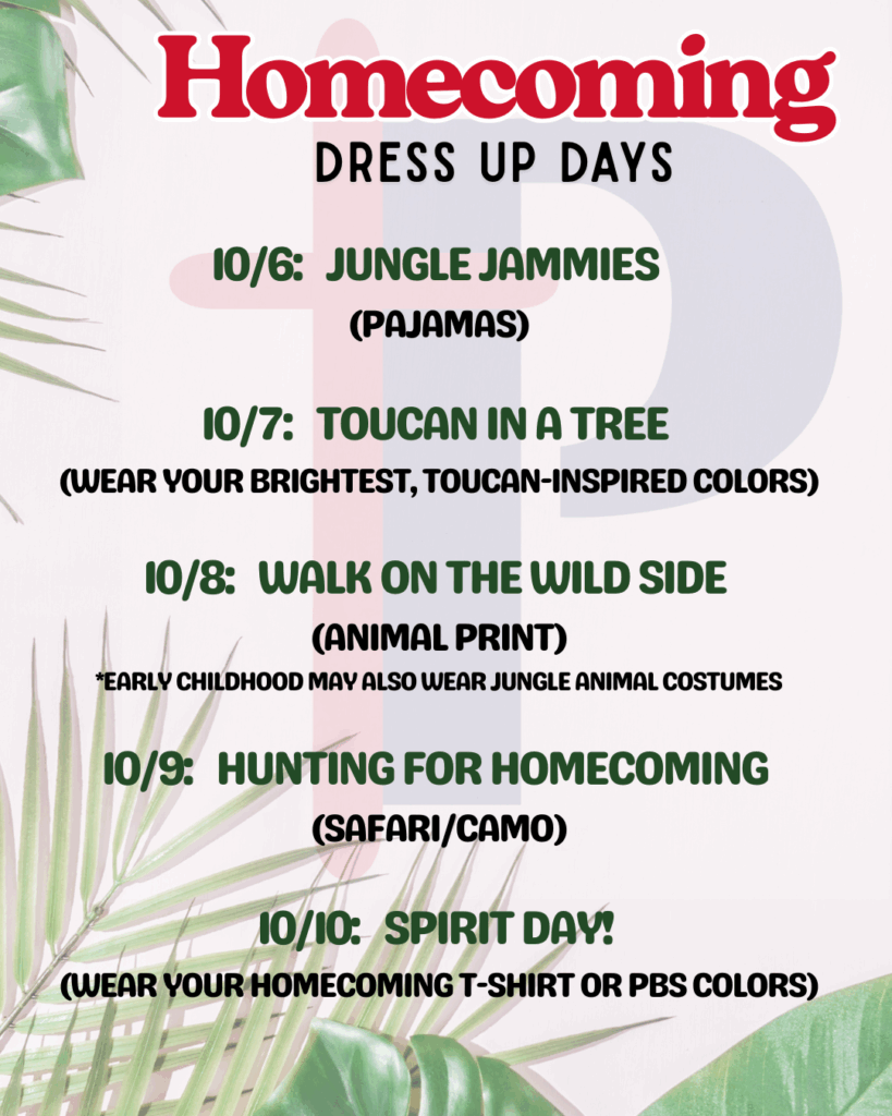 2025 Homecoming Information - Parkview Baptist SchoolParkview Baptist ...